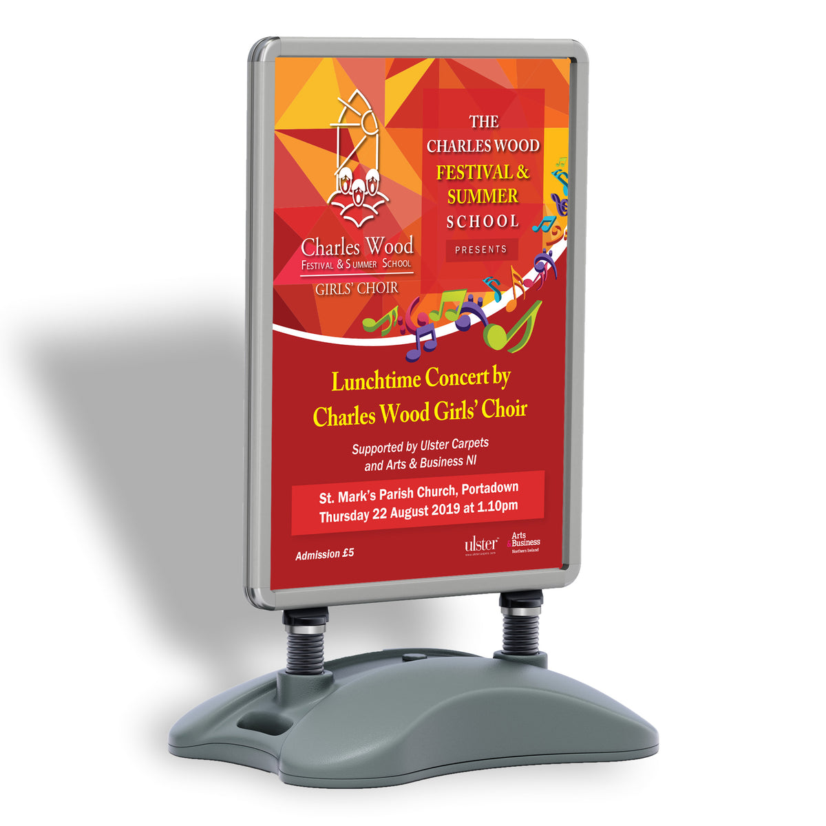 Water Base Pavement Sign A1 | Outdoor advertising